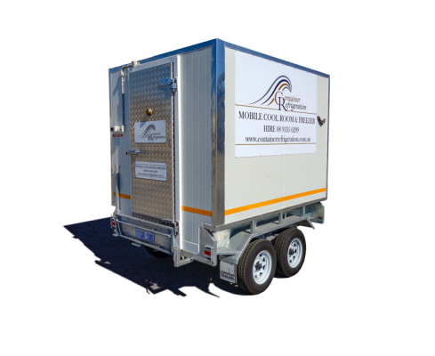 2.2m Mobile Cool Room & Freezer Trailer Mounted
