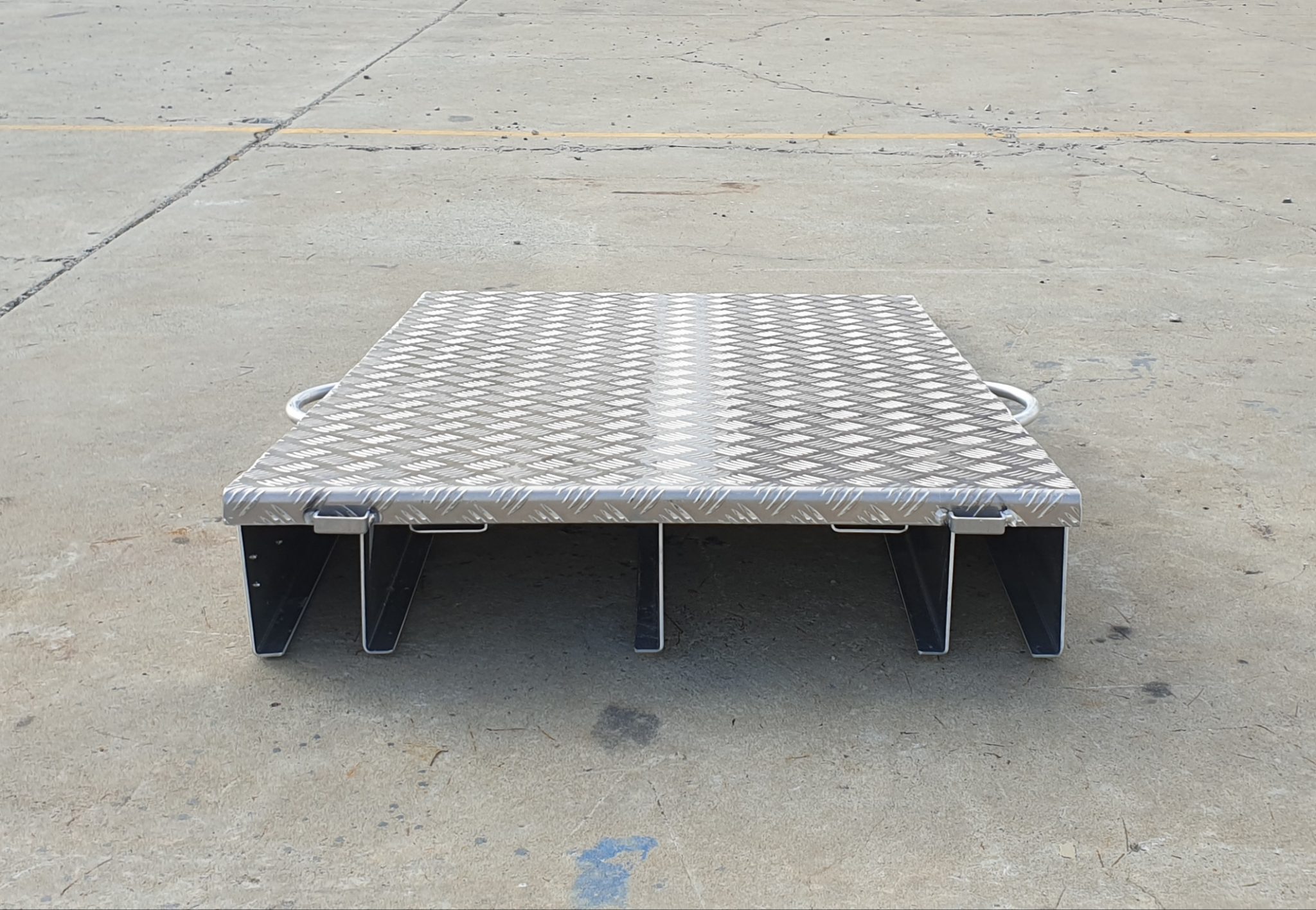 Single Light Duty Trolley Ramp Aluminum