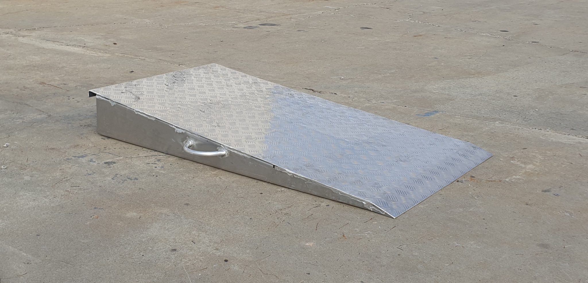 Single Light Duty Trolley Ramp Aluminum